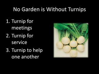 Service opener garden slides | PPT