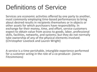Service operation management 1 | PPT
