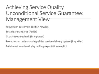 Service operation management 3 | PPT