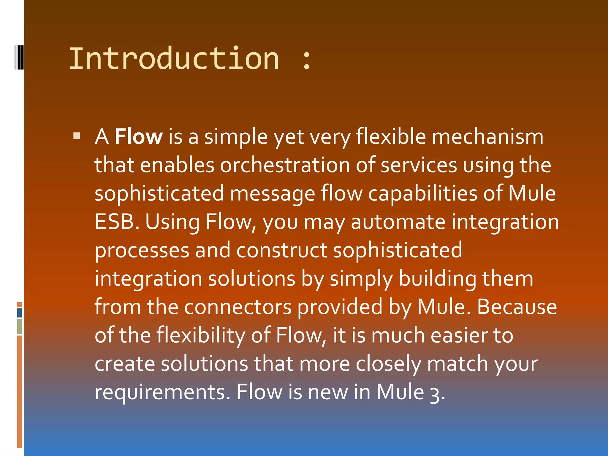 Service orchestration by using flows | PPT