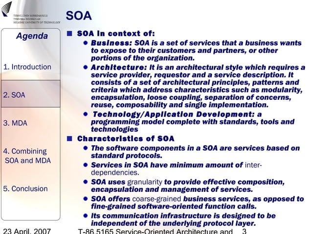Service Oriented And Model Driven Architectures Ppt