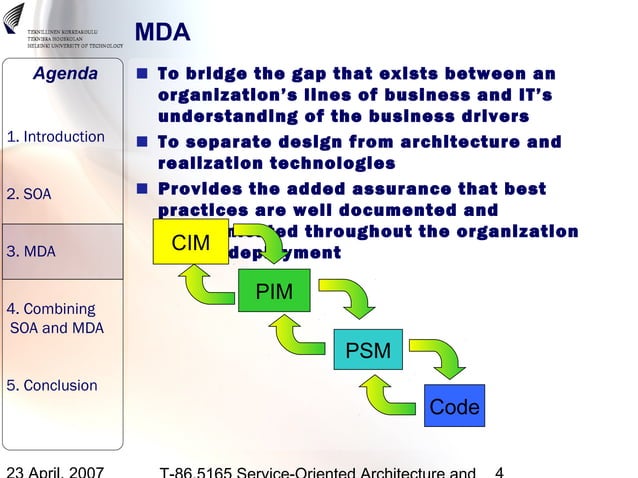 Service Oriented And Model Driven Architectures Ppt
