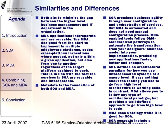 Service Oriented And Model Driven Architectures Ppt
