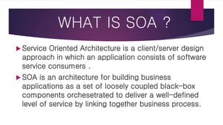 Service oriented architecture | PPT