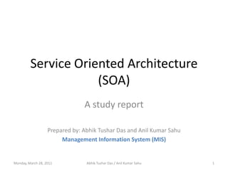 Service oriented architecture | PPT