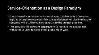 Service oriented architecture introduction | PPTX