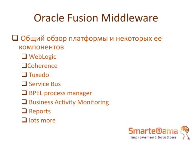 Service oriented architecture, Oracle Service Bus | PPTX