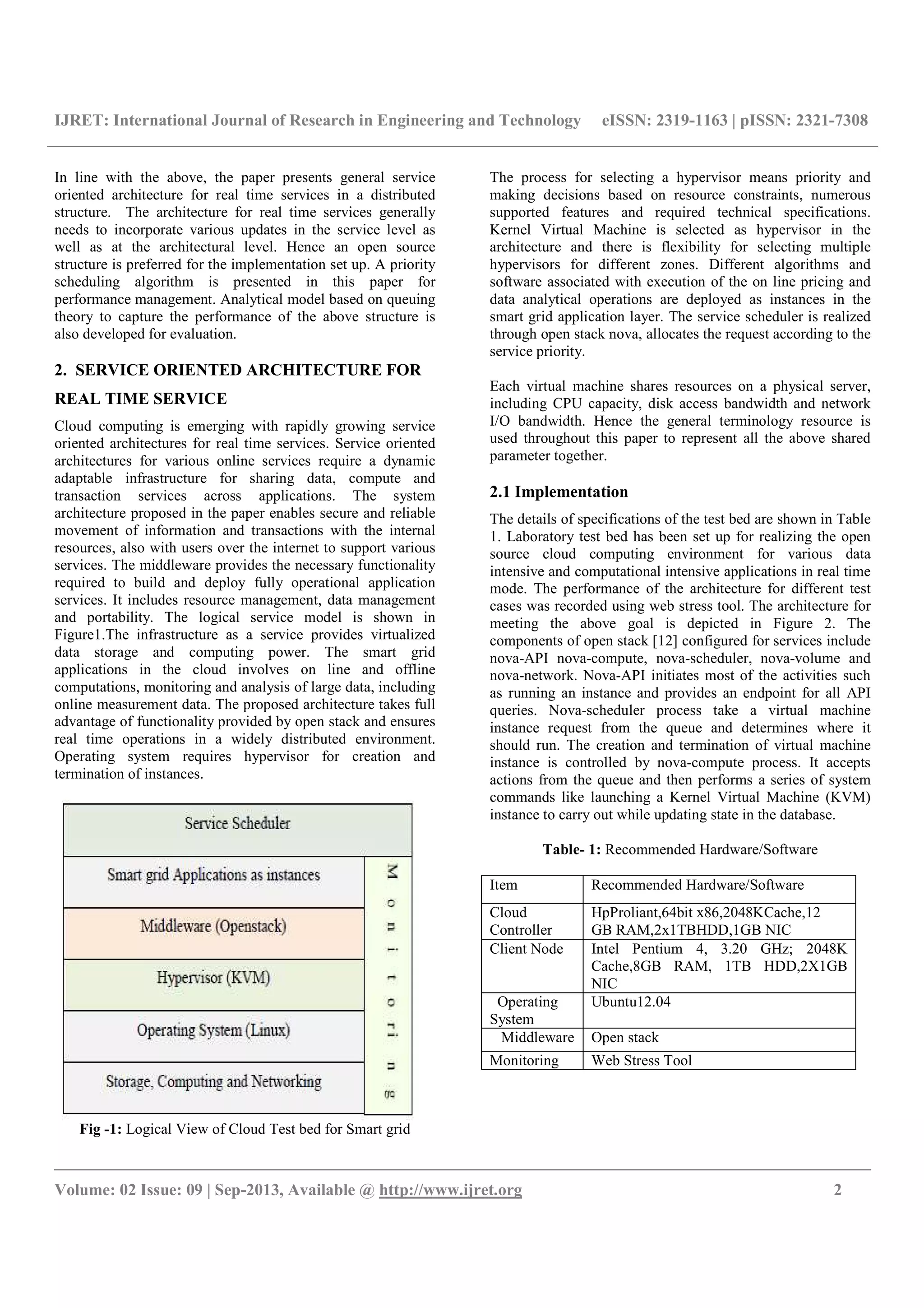 Service Oriented Cloud Architecture For Improved Pdf