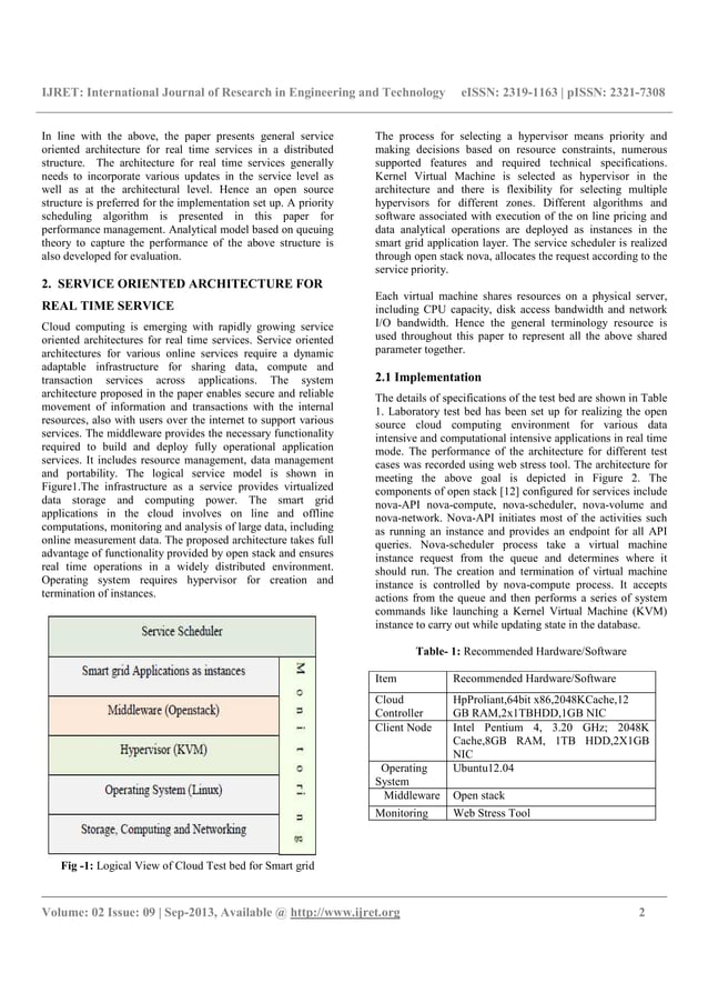 Service oriented cloud architecture for improved | PDF