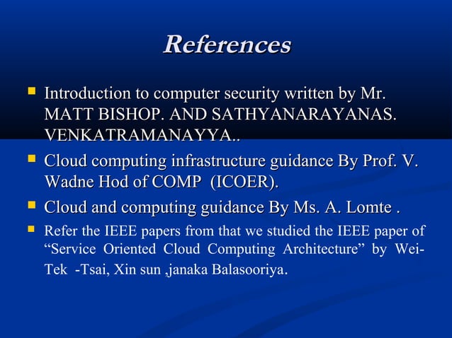 Service Oriented Cloud Computing Ppt