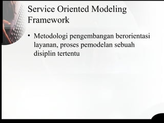 Service Oriented Modeling | PPT