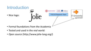 Service oriented programming with jolie part1 | PPT