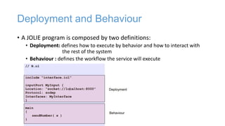 Service oriented programming with jolie part1 | PPT