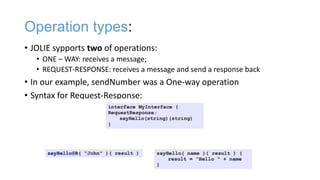 Service oriented programming with jolie part1 | PPT