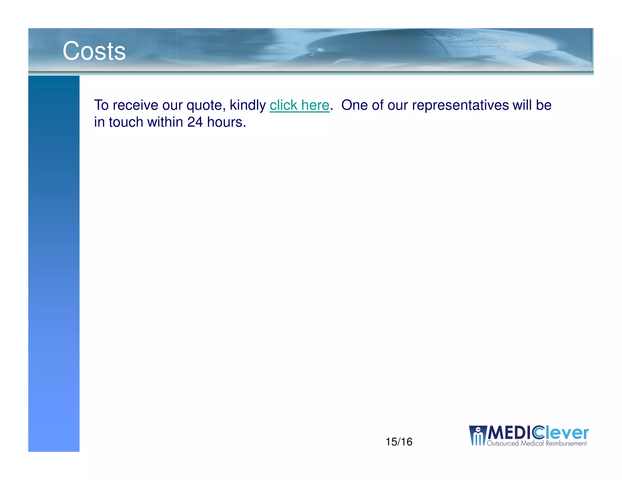 Medical Device Reimbursement Process | PDF
