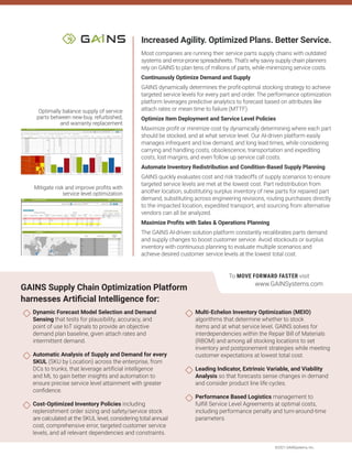 Service Parts Supply Chain with GAINS | PDF