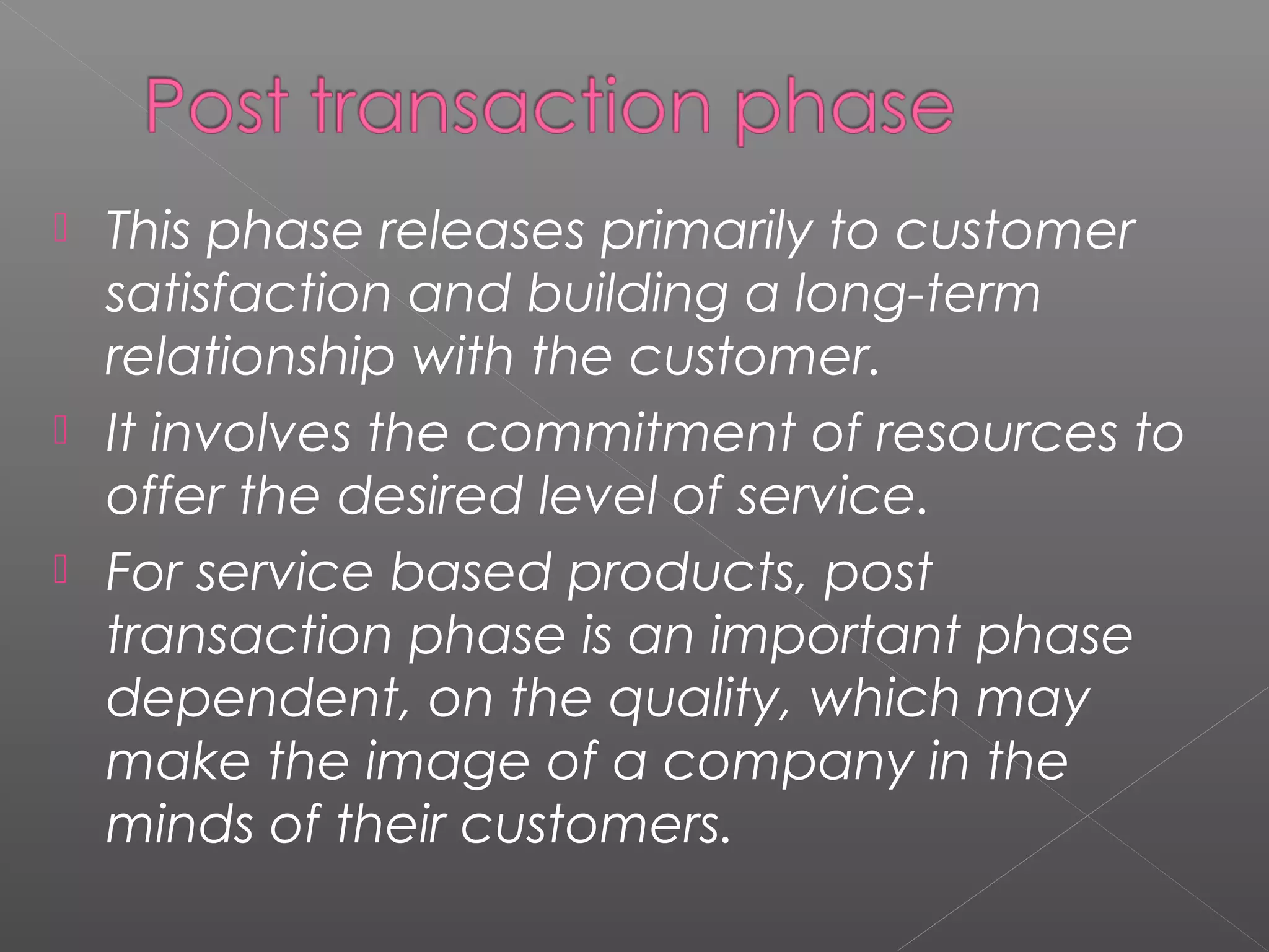 Service phases in logistics | PPT