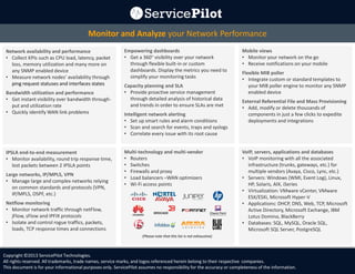 Enterprise Network Monitoring Software by ServicePilot | PPT