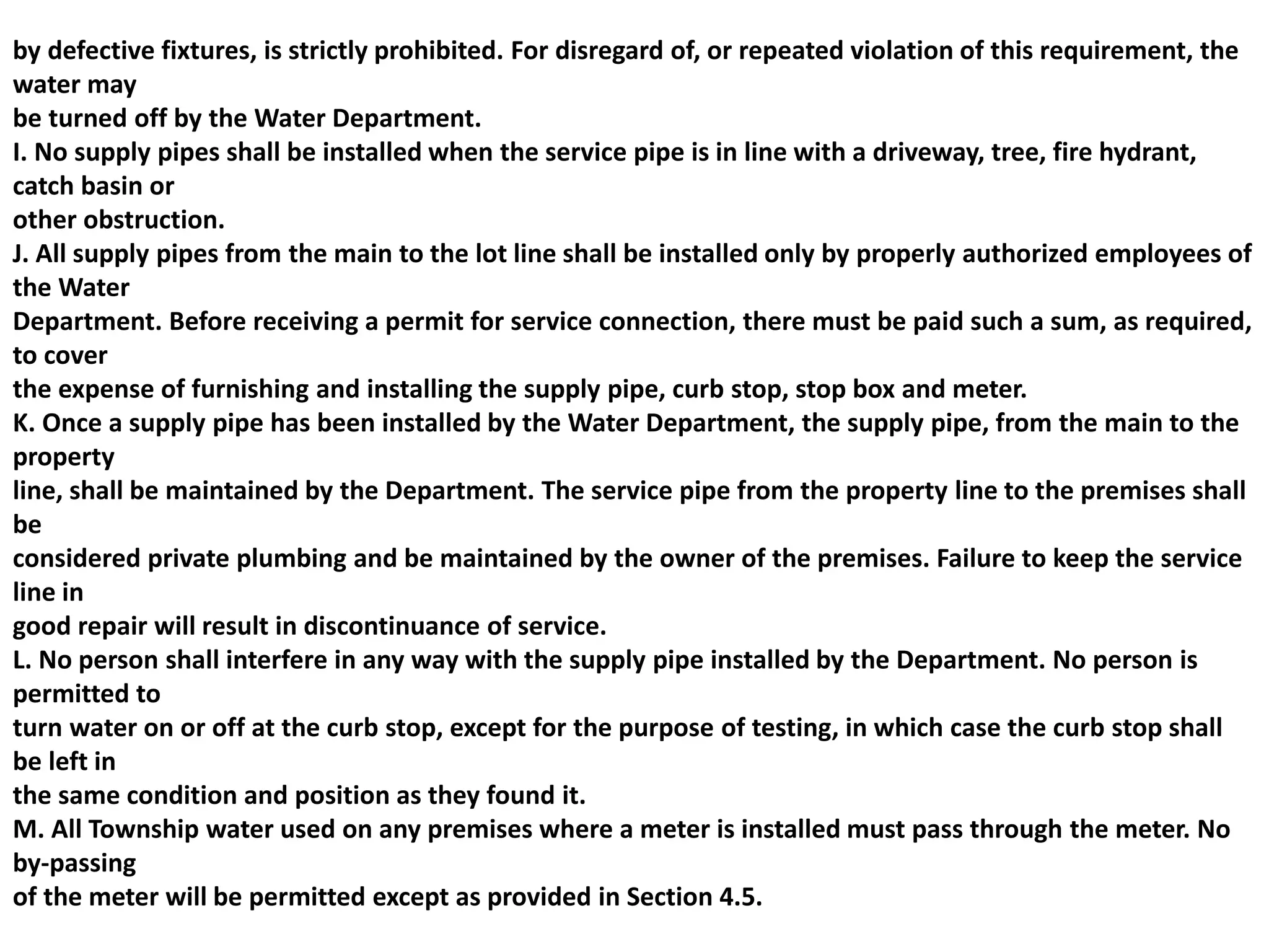 Service pipes and water mains | PPTX