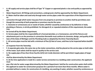 Service pipes and water mains | PPTX