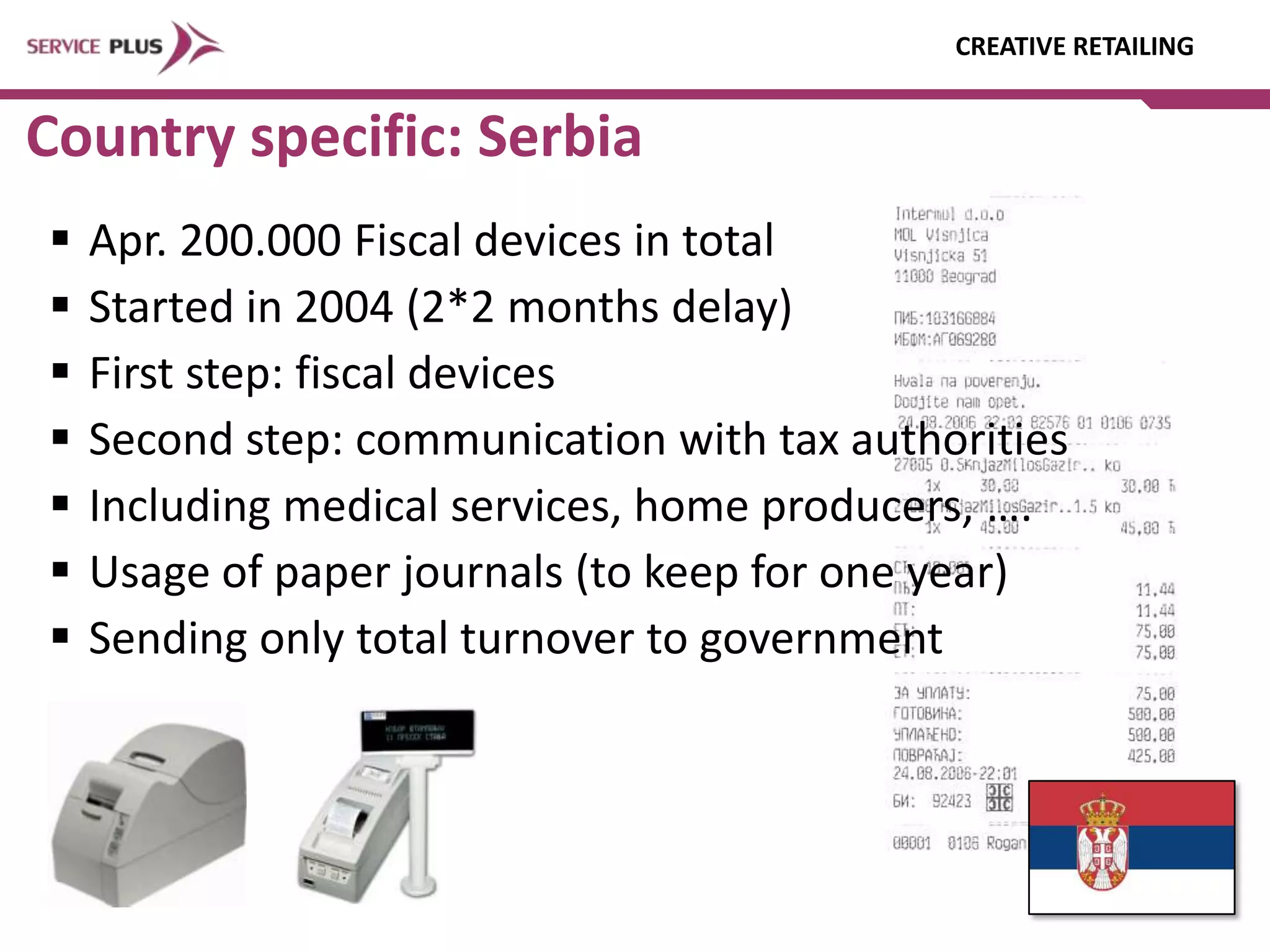 Technical aspects of the fiscalization in Croatia | PPTX