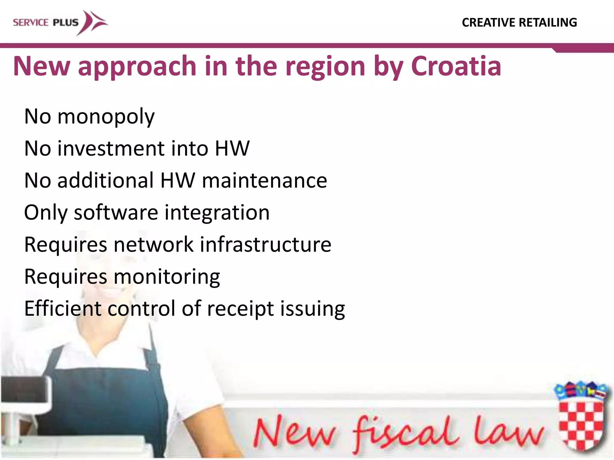 Technical aspects of the fiscalization in Croatia | PPTX