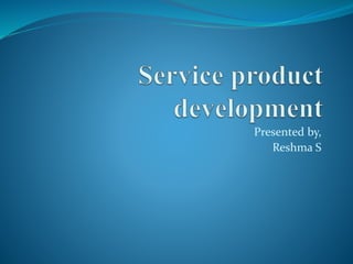 Service product development | PPT