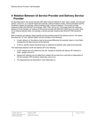 Service provider call_example | PDF