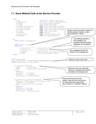 Service provider call_example | PDF