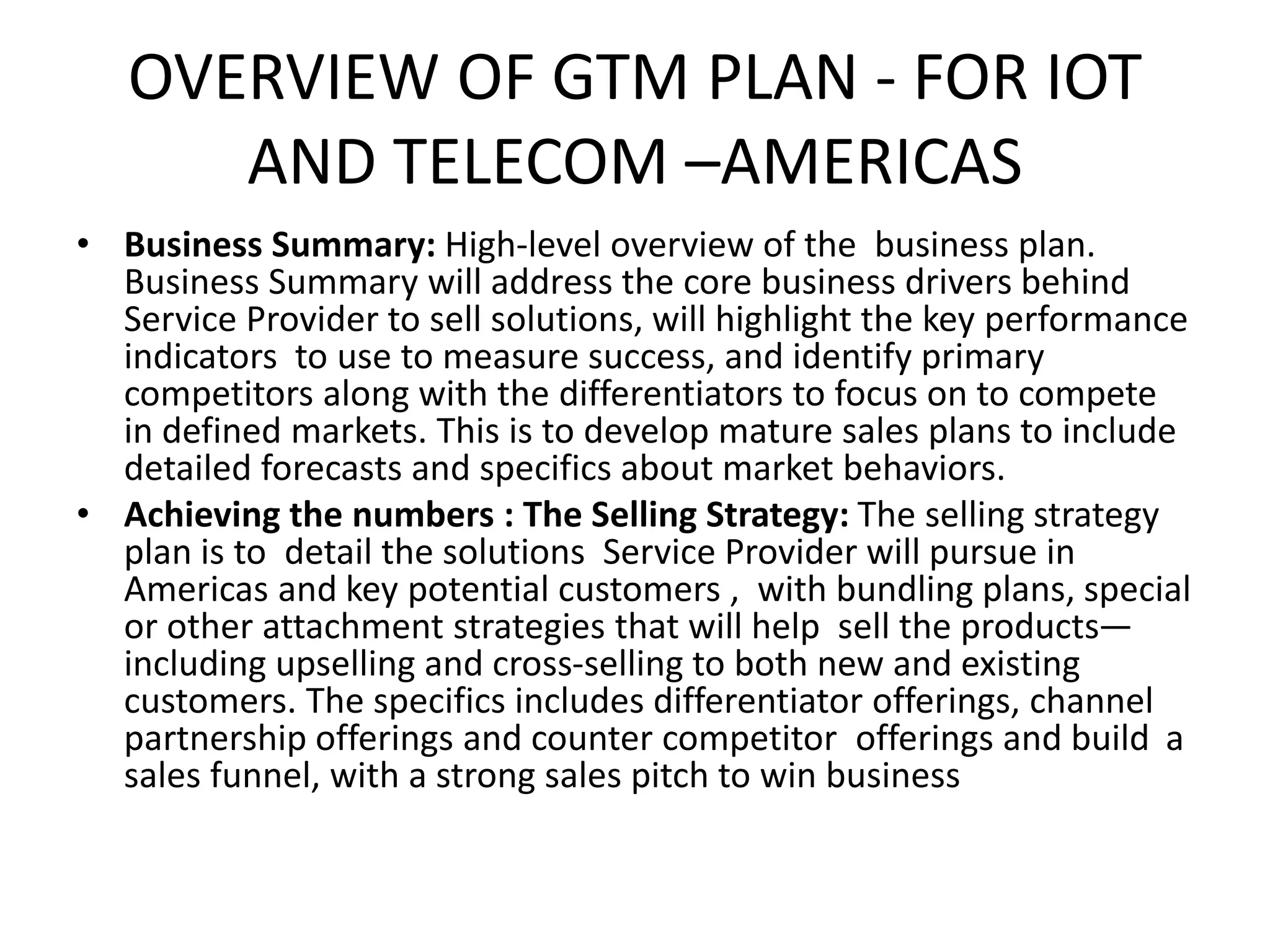 Service Provider Sales Strategy | PPTX
