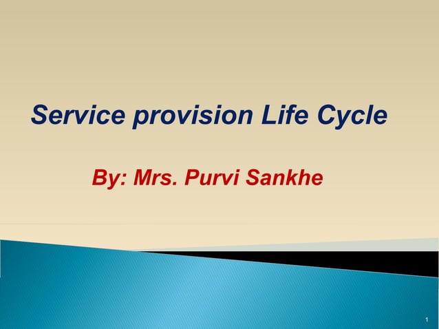 Service provision cycle | PPT | Computer Networking | Computing