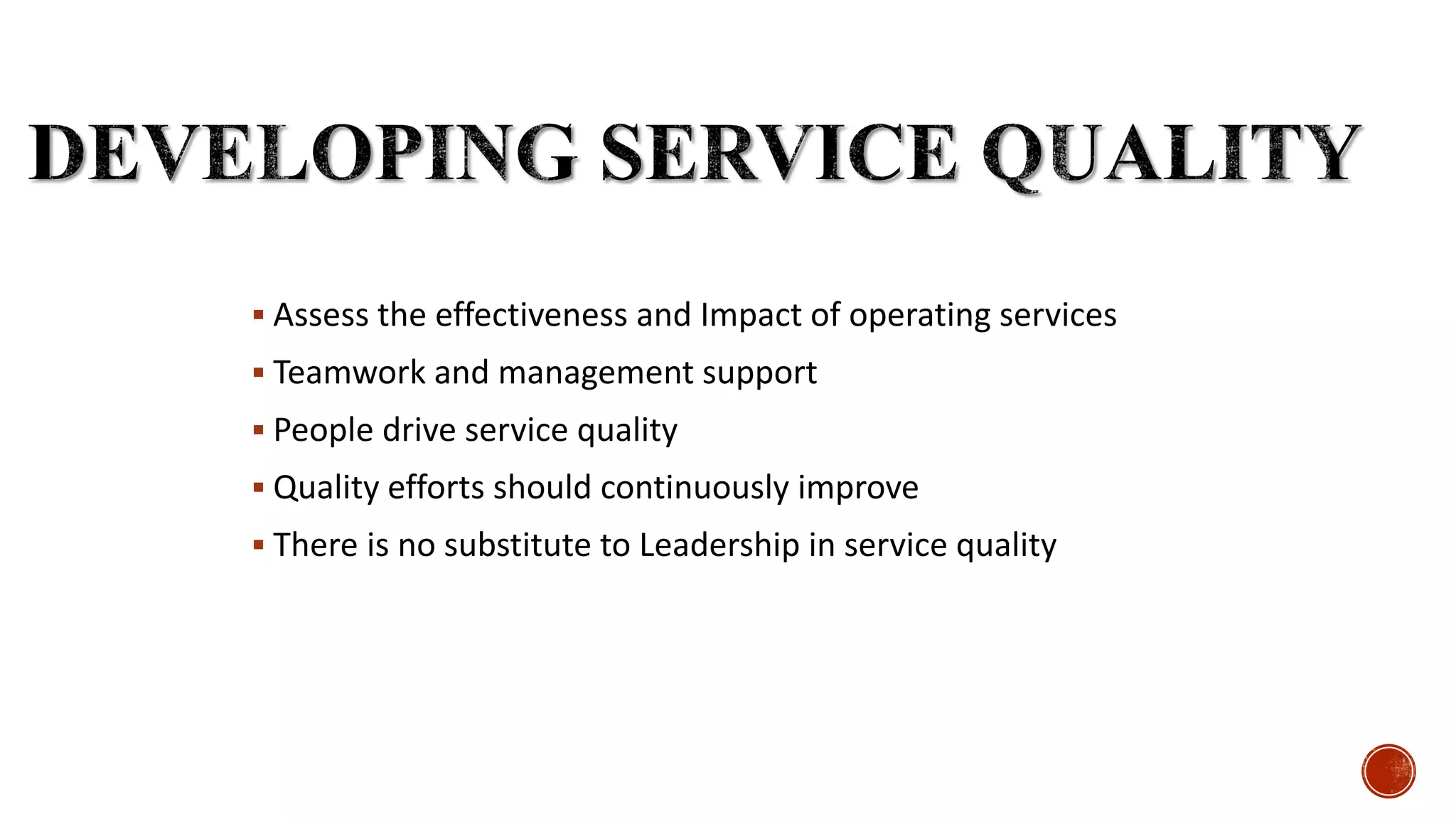 Service quality | PPTX