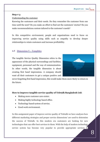 Service Quality Dimension of Teletalk | PDF