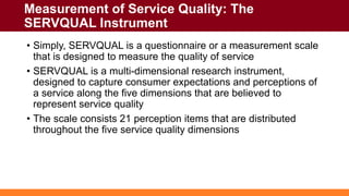 Service quality & encounter management | PPTX