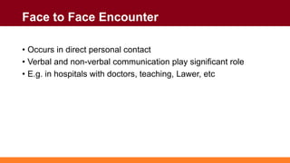 Service quality & encounter management | PPTX