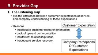 Service quality & encounter management | PPTX