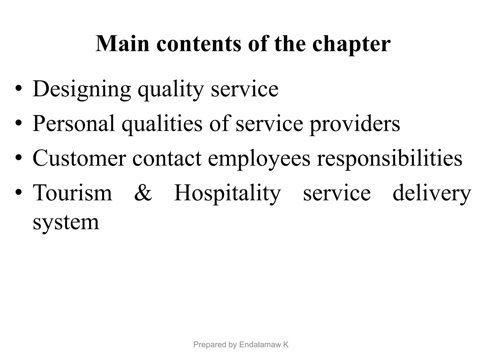 Service quality in tourism and hospitality | PPTX