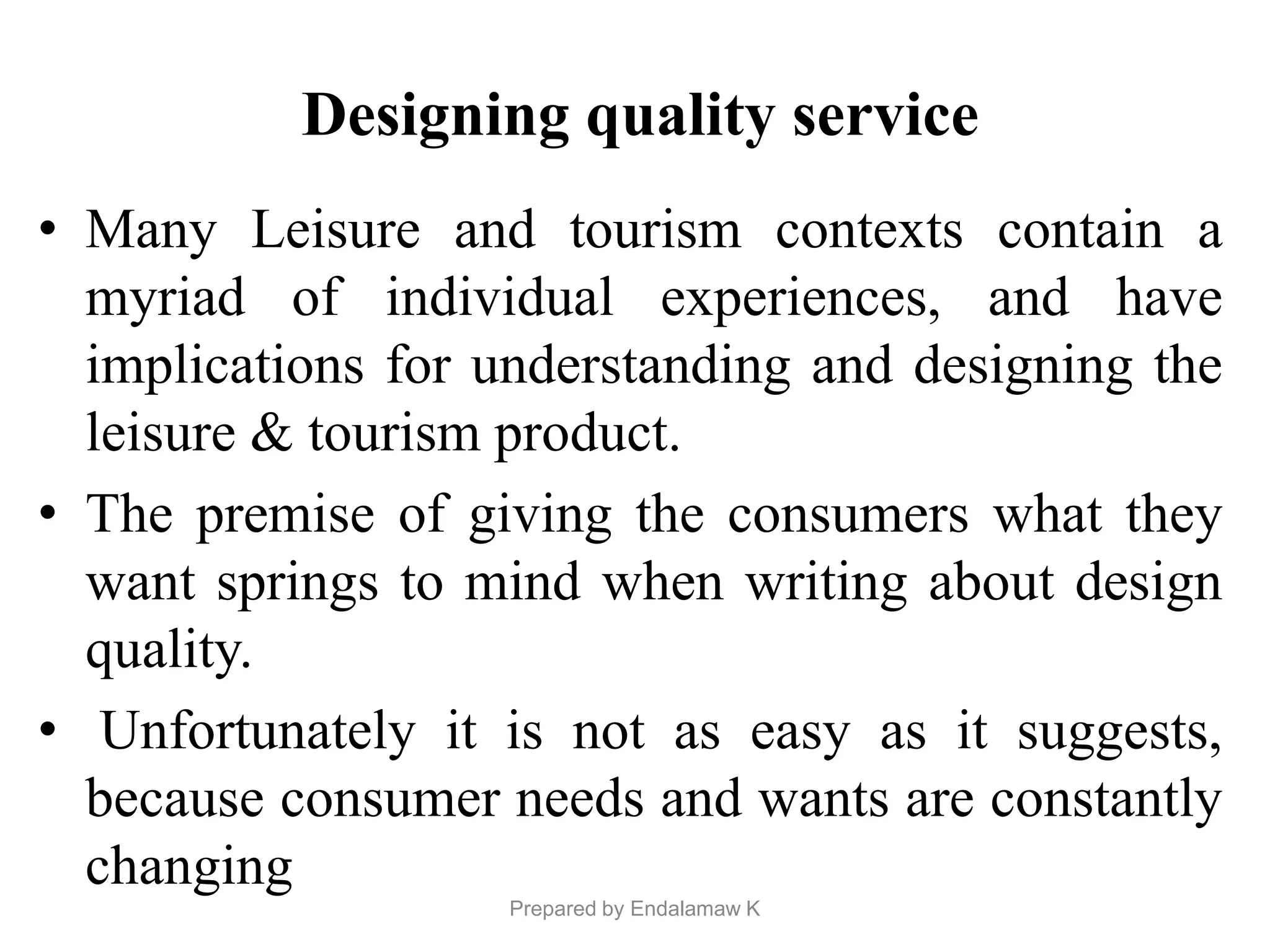 Service quality in tourism and hospitality | PPTX