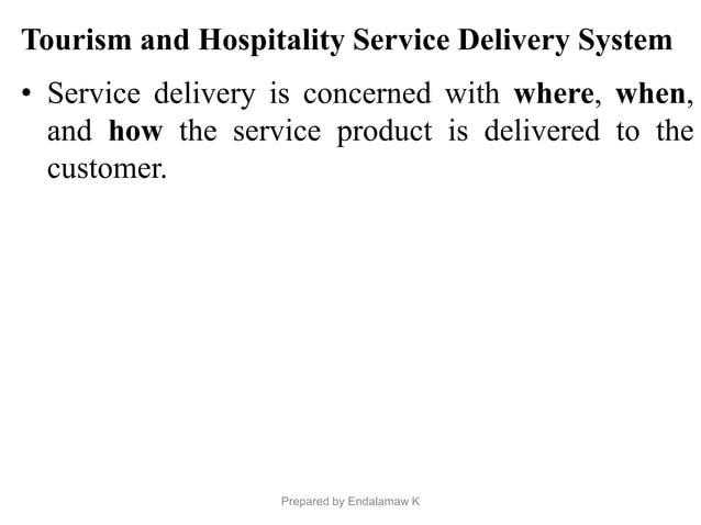 Service quality in tourism and hospitality | PPTX