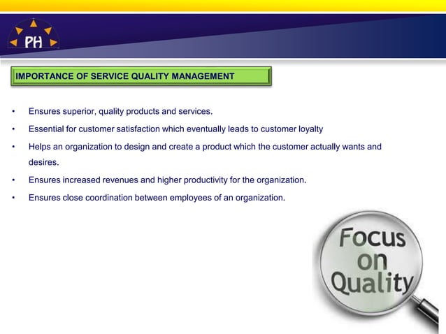 Service quality management | PPTX