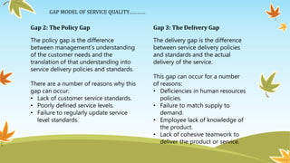 Service quality management | PPTX