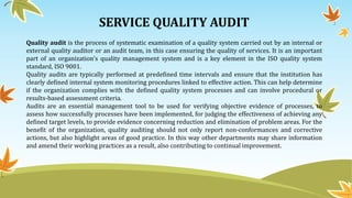 Service quality management | PPTX