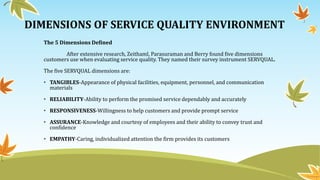 Service quality management | PPTX