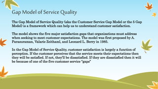 Service quality management | PPTX
