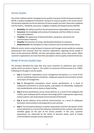 Service quality of fast food chains | PDF