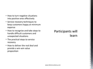 Service recovery | PPTX