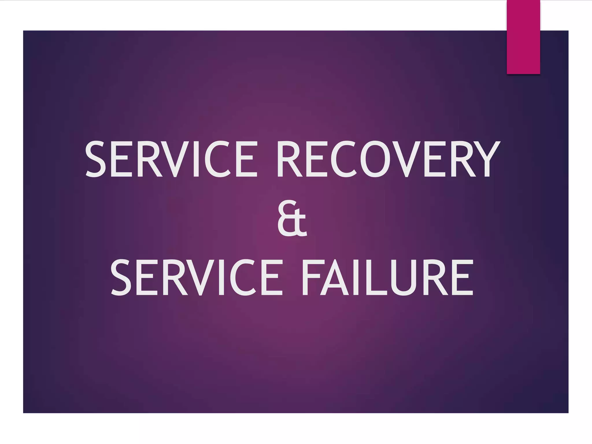 Service Recovery PPT.ppt