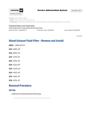 272D3 XE CATERPILLAR SKID STEER LOADER SERVICE REPAIR MANUAL GJ2 | PDF