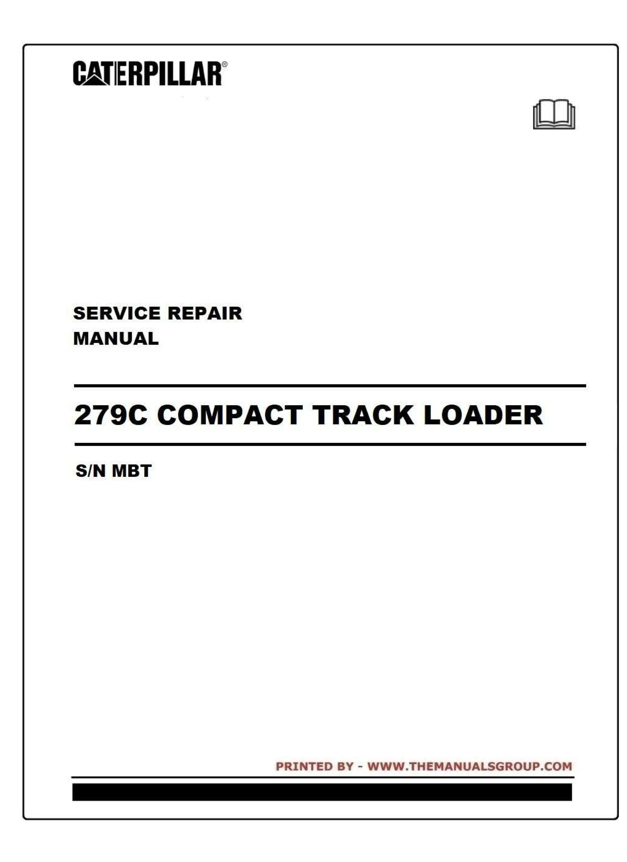 279C CATERPILLAR MULTI TERRAIN LOADER SERVICE REPAIR MANUAL MBT | PDF