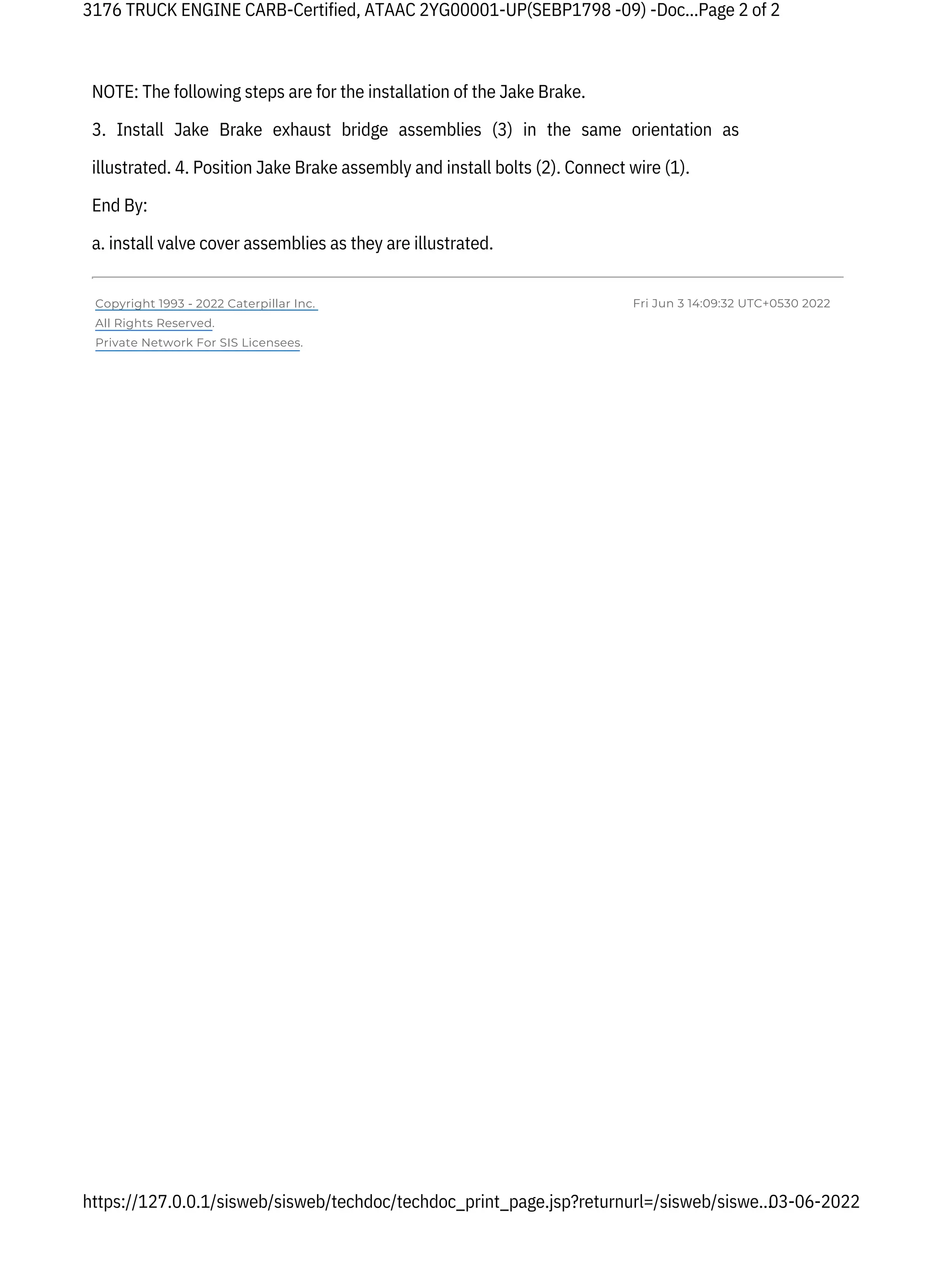 3176 CATERPILLAR TRUCK ENGINE SERVICE REPAIR MANUAL 2YG - PDF DOWNLOAD ...